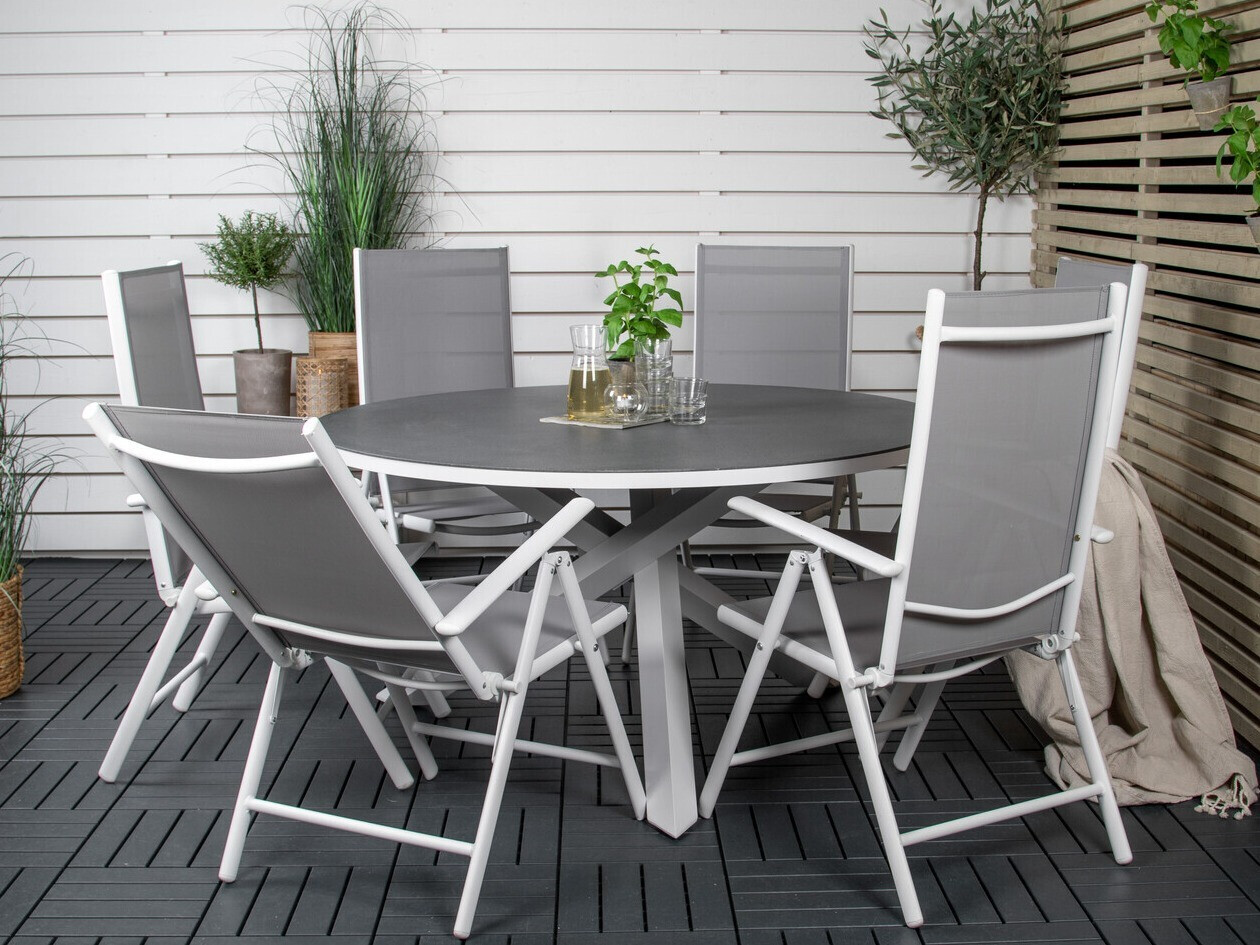 Conjunto de mesa e cadeiras Dallas 2362 - Mobiliário para o exterior ...